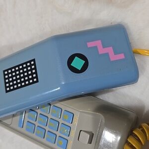 Swatch | Other | Vintage Swatch Twin Phone Like New Retro Colors Blue ...